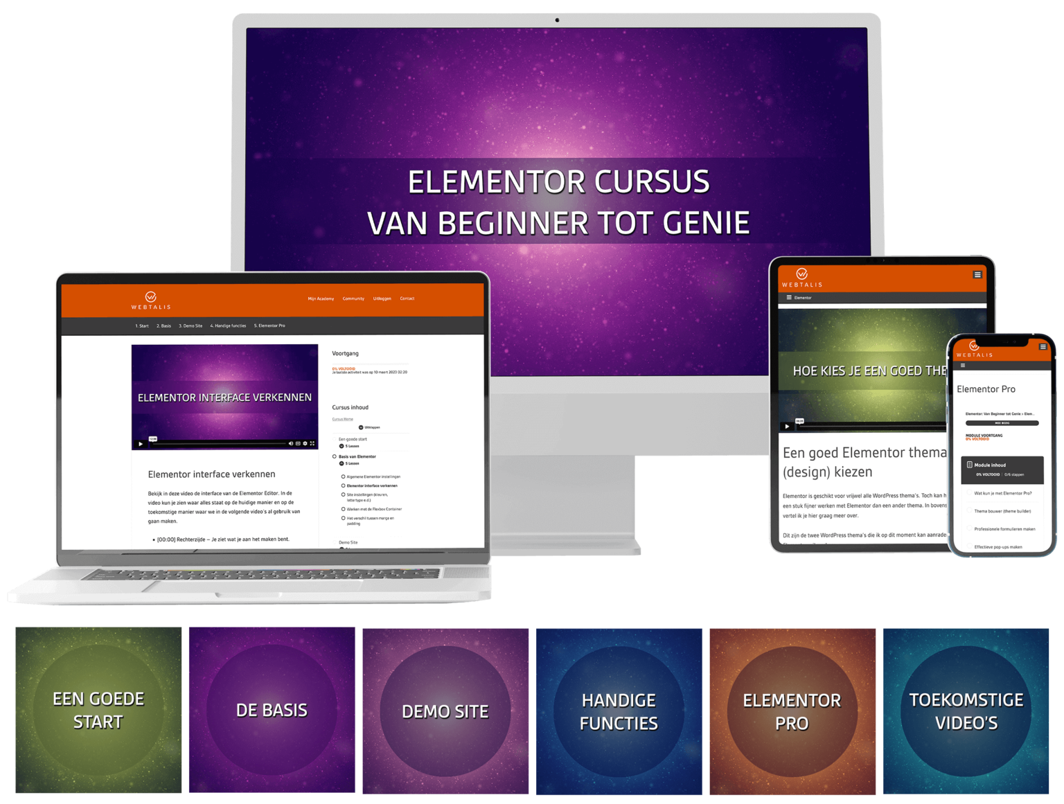 Elementor handleiding voor beginners 2025 - Webtalis